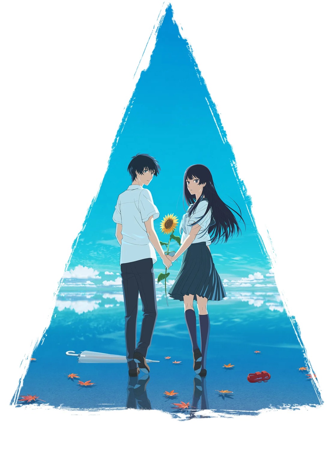 natsu e no tunnel sayonara no deguchi hanashiro anzu tono kaoru seifuku tagme | #1020078 | yande.re